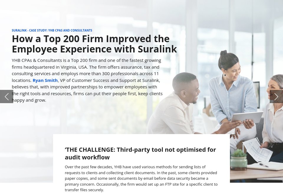 How a Top 200 Firm Improved the Employee Experience with Suralink - IAB ...