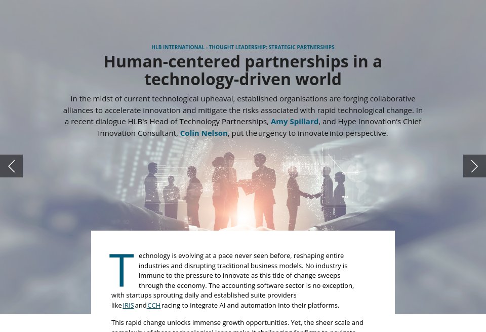 Human-centered partnerships in a technology-driven world - IAB ...