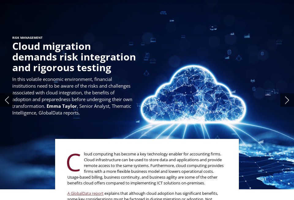 Cloud migration demands risk integration and rigorous testing - IAB ...