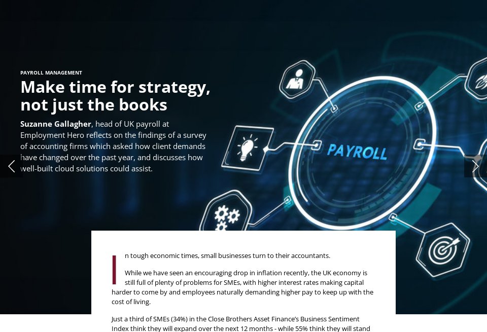 Make time for strategy, not just the books - IAB | Supplement September 2023