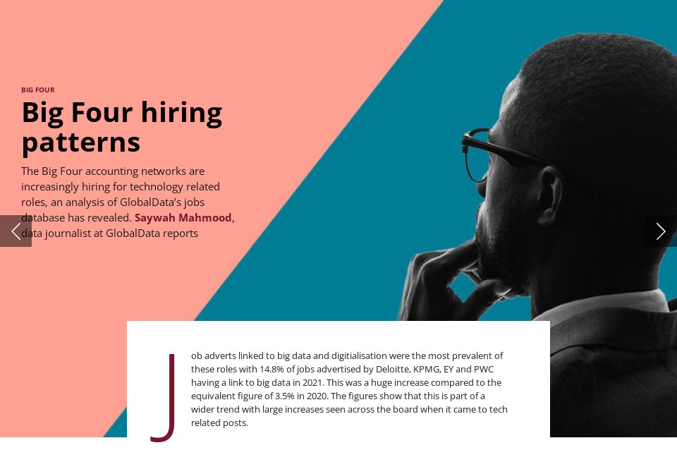 Big Four hiring patterns - IAB | World Survey 2022 Supplement